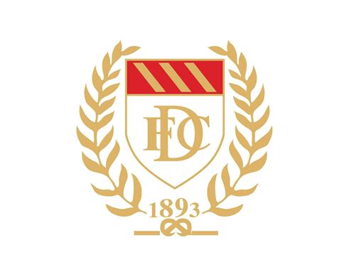Dundee Fc Club Logo Symbol Scotland League Football Abstract Design