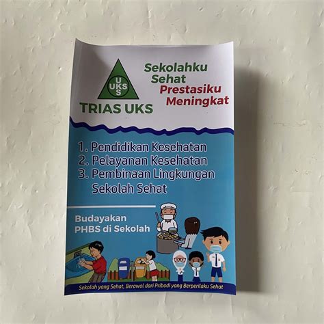 Jual Poster Trias UKS Poster Trias UKS Untuk Sekolah Poster Kesehatan Shopee Indonesia