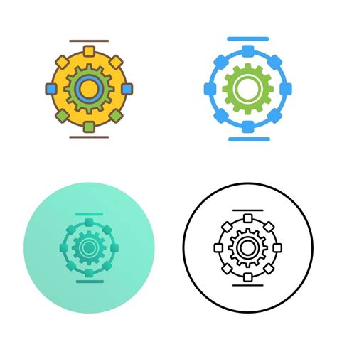 Automated Process Vector Icon 34169736 Vector Art At Vecteezy