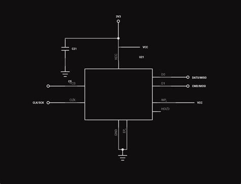 Schematic For 128mb Flash Ic With Cap 12mb Flash Ic With Decoupling