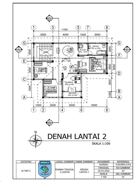 Denah Layout1 1 Pdf