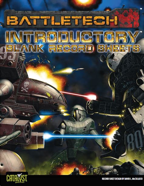Print Battletech Record Sheets Sheryng