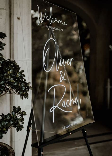 Cursive Welcome Sign Timaru Wedding Design