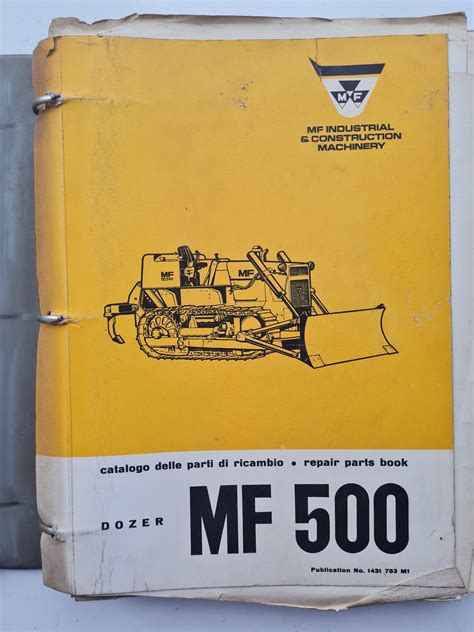 Massey Ferguson Mf500 Dozer Parts Catalogue Sps Parts