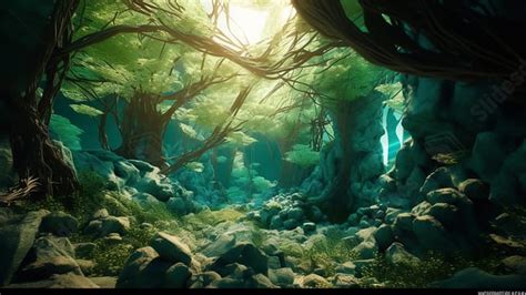 Forest Trees Plants Leaves Powerpoint Background For Free Download Slidesdocs