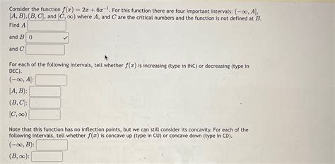 solved consider the function f x 2x 6x 1 ﻿for this