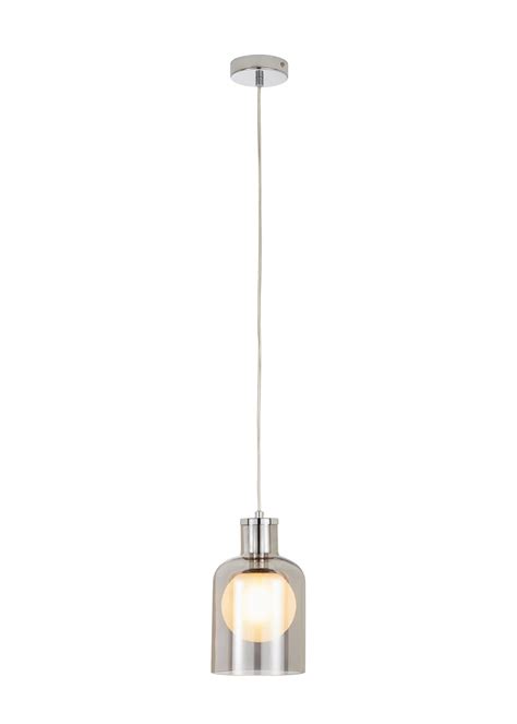 Inlight Smoke Glass Single Pendant Matalan