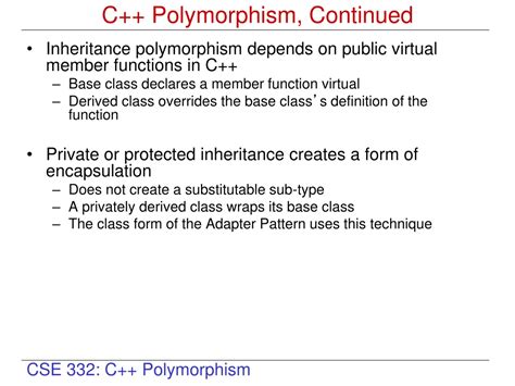Ppt C Polymorphism And Inheritance Powerpoint Presentation Free Download Id9274412