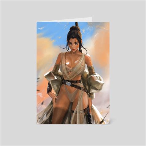 Rey Star Wars Light A Card Pack By Taiss Onair Inprnt