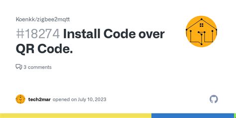 Install Code Over Qr Code · Issue 18274 · Koenkkzigbee2mqtt · Github