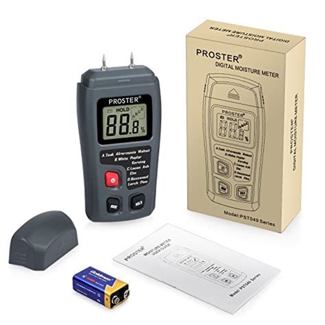 Proster Digital Wood Moisture Meter Handheld Lcd Moisture Tester Damp