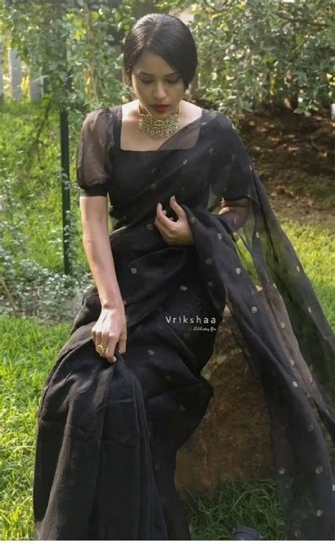 Net Sequence Work Saree Artofit