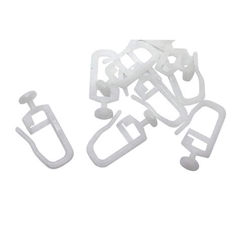 Ganci Scorrevoli Per Binario Tenda Pz White Leroy Merlin