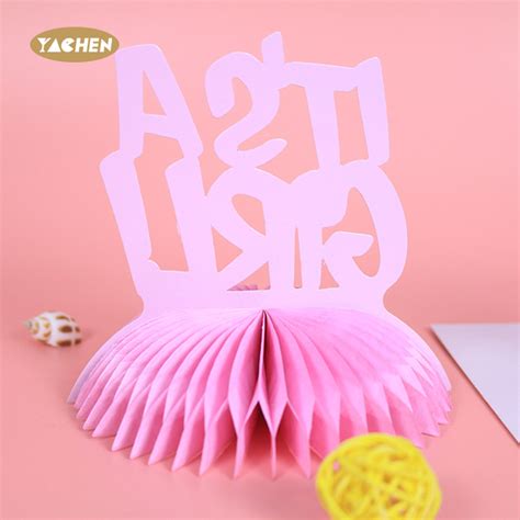 Gender Reveal Alphabet Honeycomb Yc1pdh022 Yachen Party Supplies
