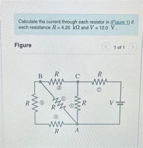 Solved A Calculate The Current Through Resistor Chegg