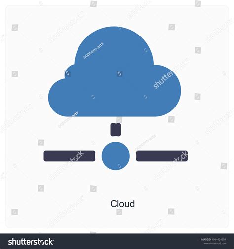 Cloud Database Server Icon Concept Stock Vector Royalty Free 1994424554 Shutterstock