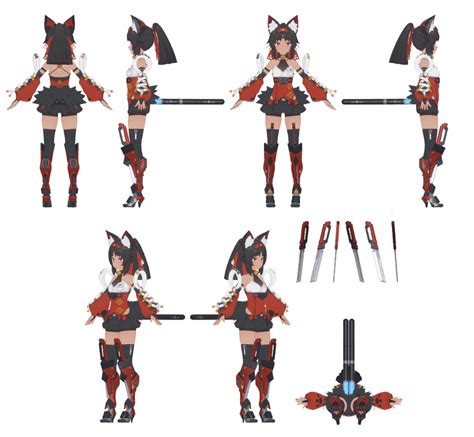 Nekomiya Mana Character Model Art Zenless Zone Zero Art Gallery In