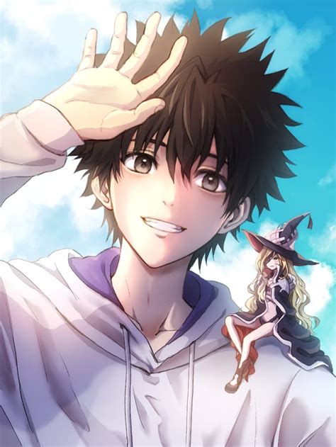 Kamijou Touma And Othinus Toaru Majutsu No Index And 1 More Drawn By