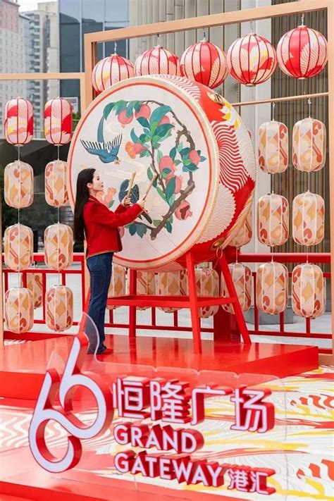 恒隆广场 春节美陈