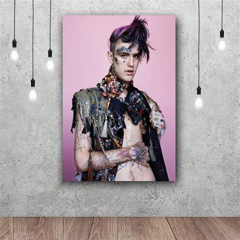 Singer Lil Peep Poster Mural WePosters Free Shipping Up To OFF