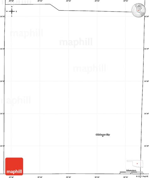 Blank Simple Map Of Zip Code 73102