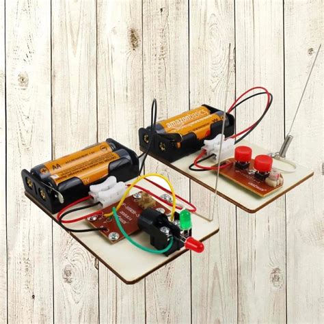 Diy Morse Code Wireless Transmitter And Receiver With Optional Badge Etsy