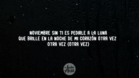 Reik Noviembre Sin Ti Letra Video Lyrics Youtube