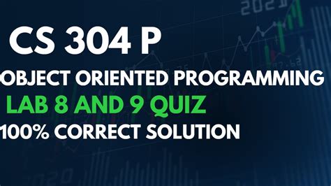 Cs 304p Lab 8 And Lab 9 Quiz Solution Fall 2023 Youtube