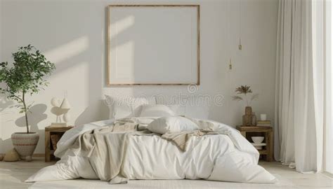 Suíte De Hóspedes Serene Minimalista Madeira Ilustração Stock Ilustração de molde simples