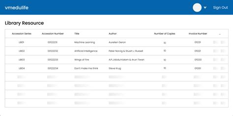 Integrated Library Management System Vmedulife