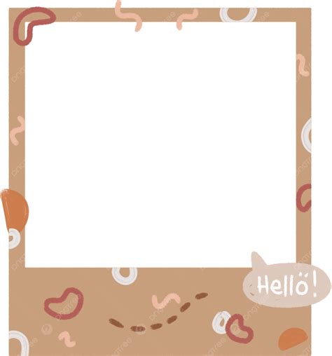 귀여운 폴라로이드 사진 프레임 미학 폴라로이드 사진 프레임 미적인 Png 일러스트 및 Psd 이미지 무료 다운로드