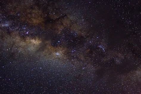 Étoiles Et Galaxie Espace Extra Atmosphérique Ciel Nuit Univers Fond