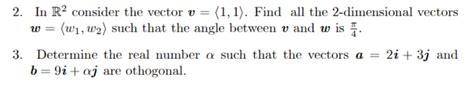 Solved In R Consider The Vector V Find All The Chegg Com