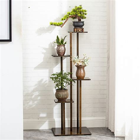 4단 대나무 화분진열대 화분선반 인테리어 다이 84cm 티몬