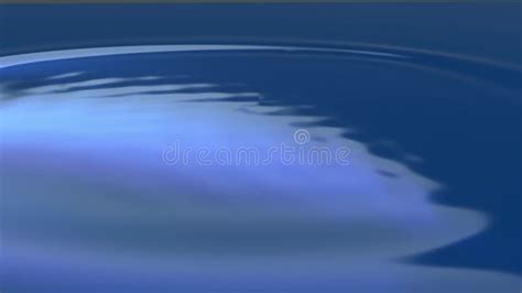 waves from a falling large drop spread in a circle concept of the