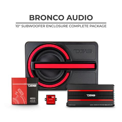 Ford Bronco 6th Gen Bro Bass Package 12” Subwoofer Enclosure Complete