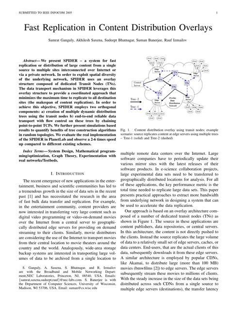 pdf fast replication in content distribution overlays