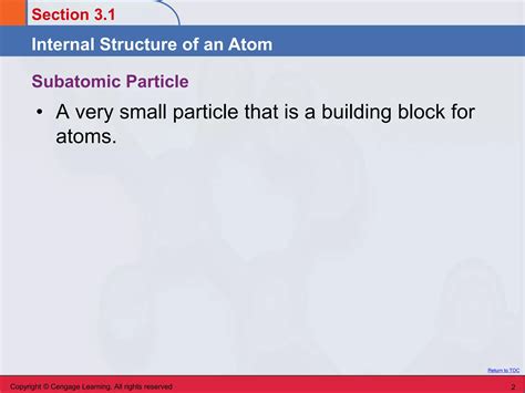 Chapter 3 Atomic Structure And The Periodic Table 1 1 Ppt