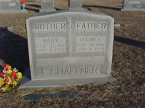 Daniel Schaffner Sr 1861 1934 Find A Grave Memorial