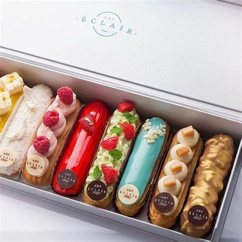 How About A Box Full Of Spectacular Eclairs Eclairlittleartwork