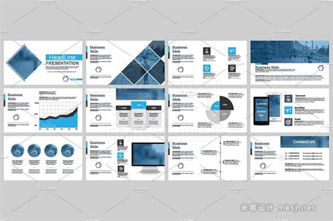Ppt模板 Powerpoint Presentation Templates 米客设计