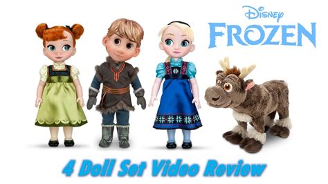 Disney Frozen Animators Collection Anna Elsa And Kristoff Dolls And