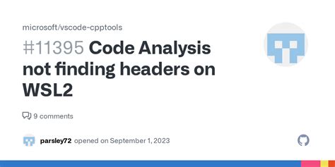 Code Analysis Not Finding Headers On Wsl2 · Issue 11395 · Microsoft