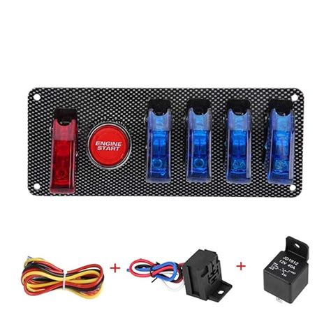 Buy 12V Ignition Switch Panel For Racing Car Ignition Starter Switches
