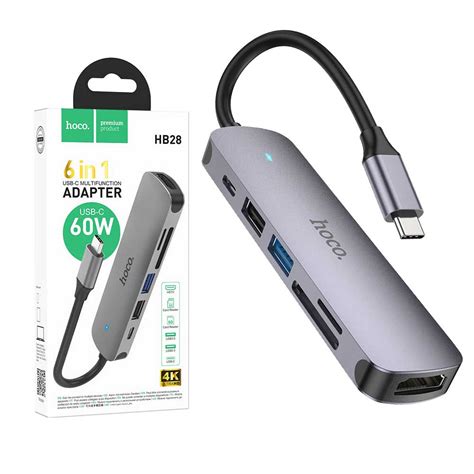 Hoco Hb In Multifunction Usb Type C Hub Price In Bd