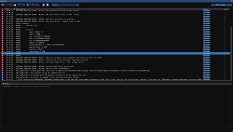 internal compiler error xml parse error sdk microsoft flight