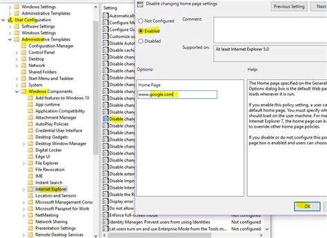 Ie11 Opening As Blank Page Even Though Default Page Is Set Via Gpo