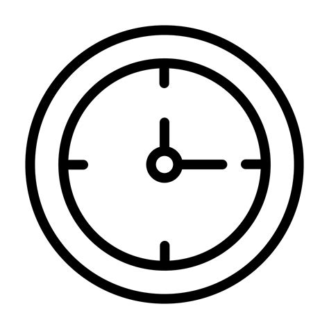 Wall Clock Icon 21618977 Vector Art At Vecteezy
