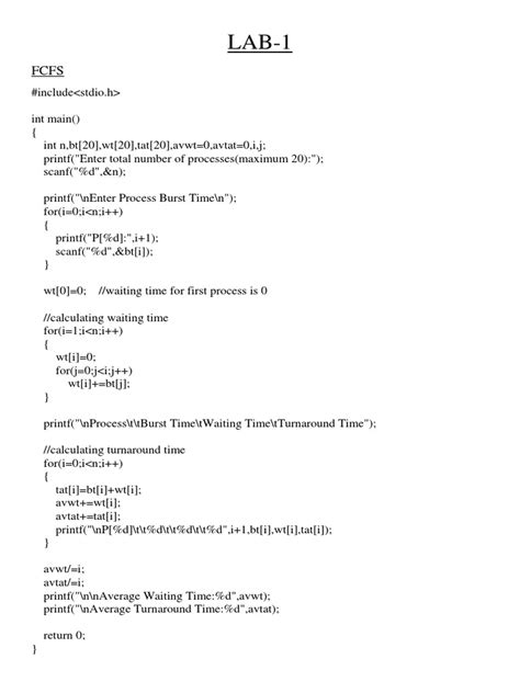 Os Lab Pdf Operating System Technology Computer Standards