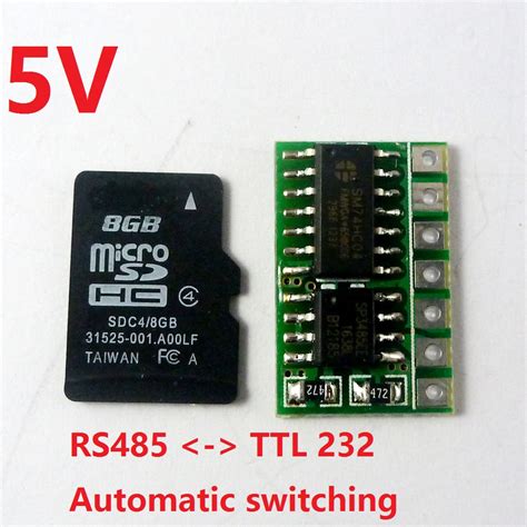 R411b01 Mini 5v Rs485 To Ttl Converter Module Uart To Rs485 Converter